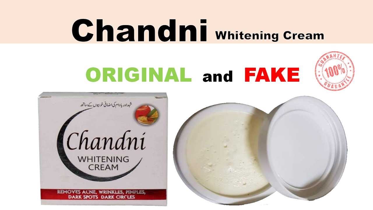 Chandni Whitening cream || Original vs Fake review - YouTube