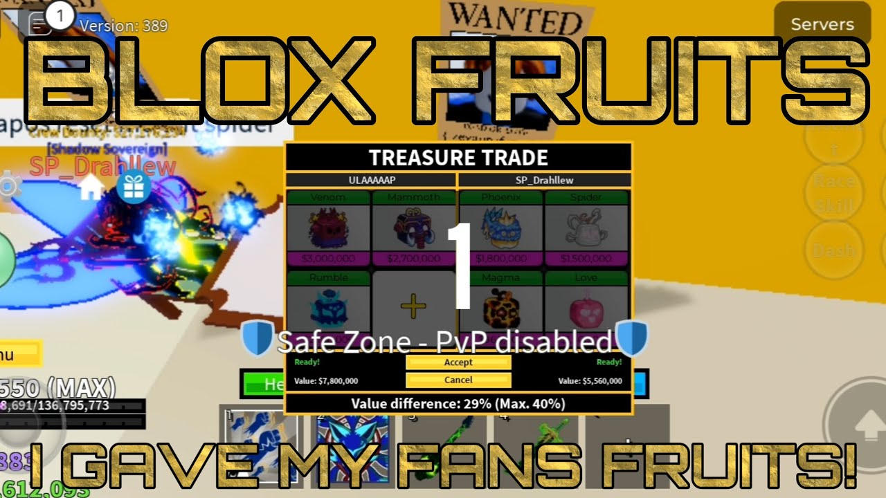 BLOX FRUITS EP. 12 | GIVE MY FANS FRUITS! - YouTube