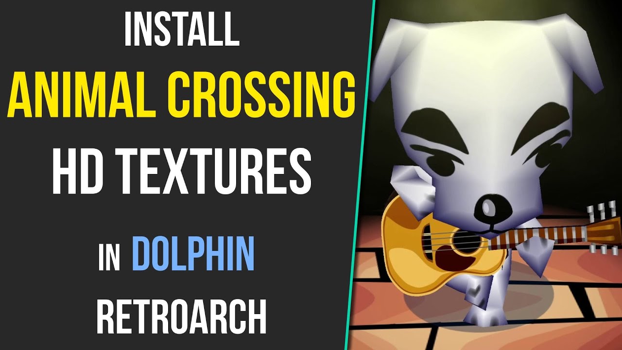 How to Install Animal Crossing HD Textures in Dolphin RetroArch - YouTube