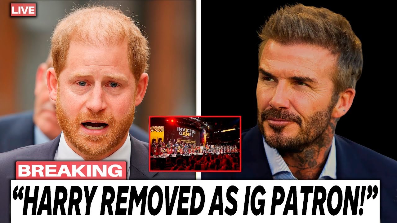 Harry SLAMMED! David Beckham Named IG Patron in Shocking Replacement ...