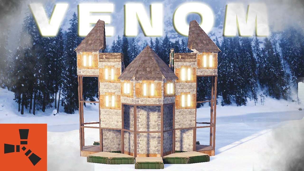 The Venom - Super DEFENDABLE Rust BUNKER Base Design┃Solo/ Duo/ Trio ...