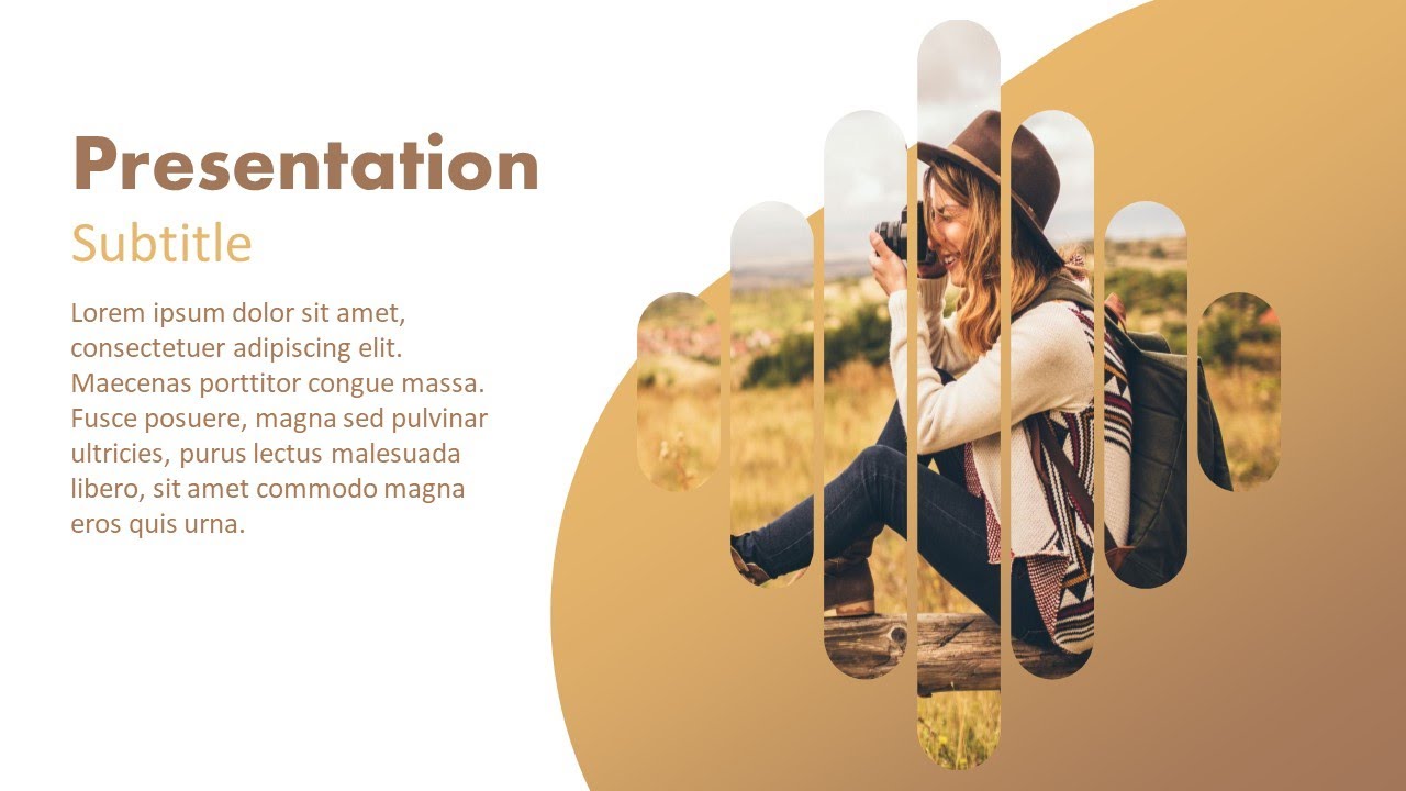 Сreating an easy presentation slide. - YouTube