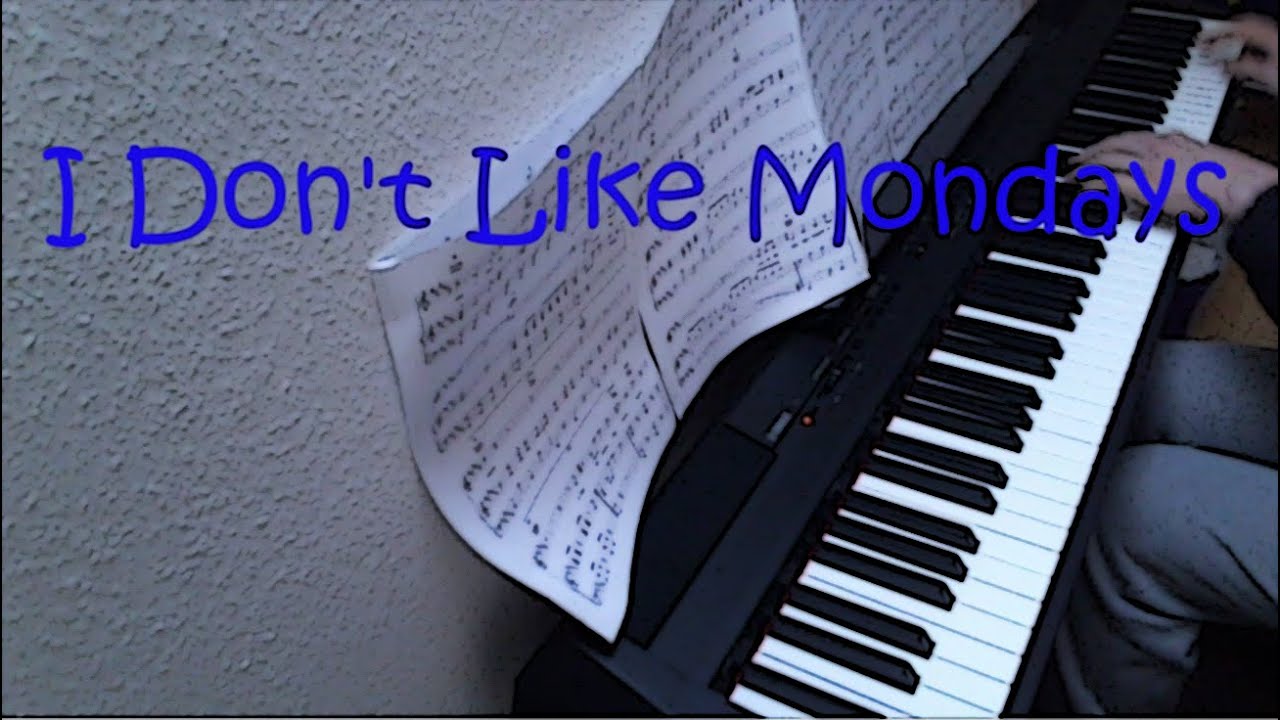 I Don't Like Mondays-Boomtown Rats (+Sheet Music) - YouTube