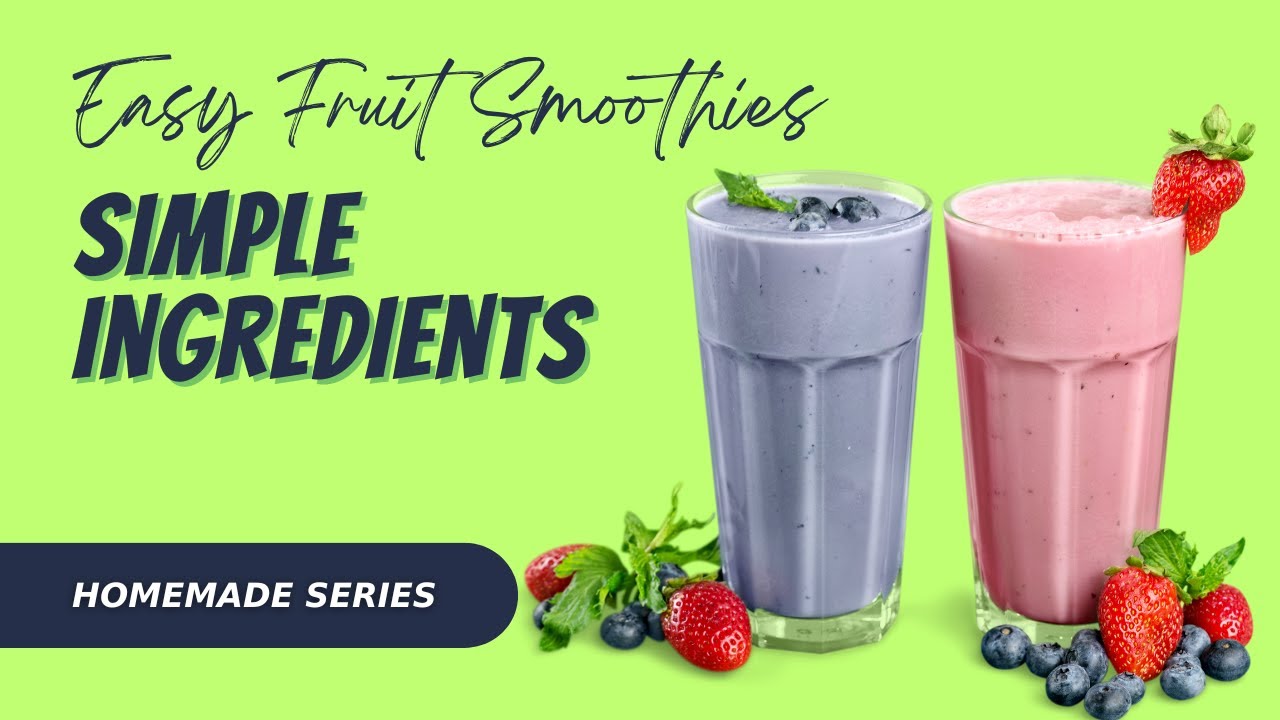 How to make a fresh fruit smoothies with fruit from HEB | Quick ...