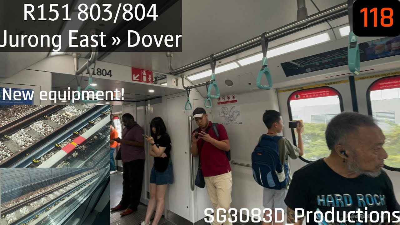 [SMRT][Post Disruption; New track equipment] ALS R151 803/804 - EW24 ...