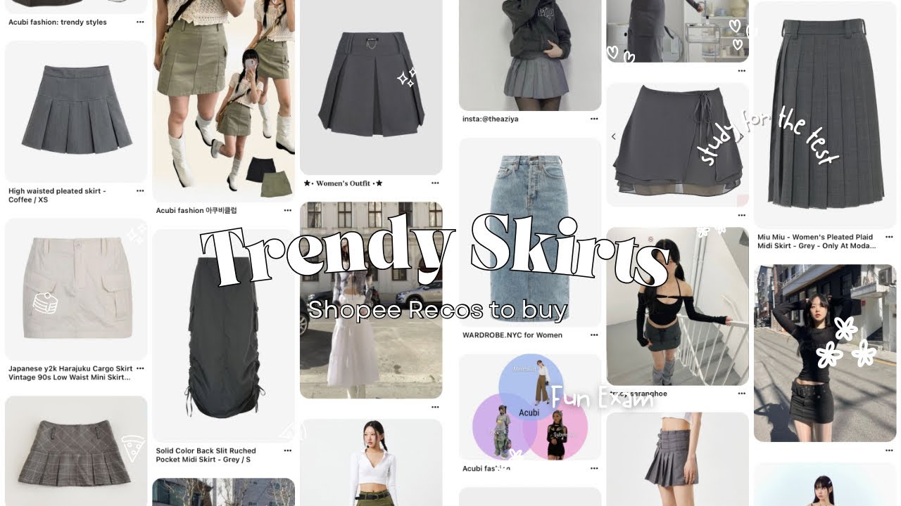 Must-Have Acubi Skirts for Your Wardrobe | Trendy Fashion Finds - YouTube