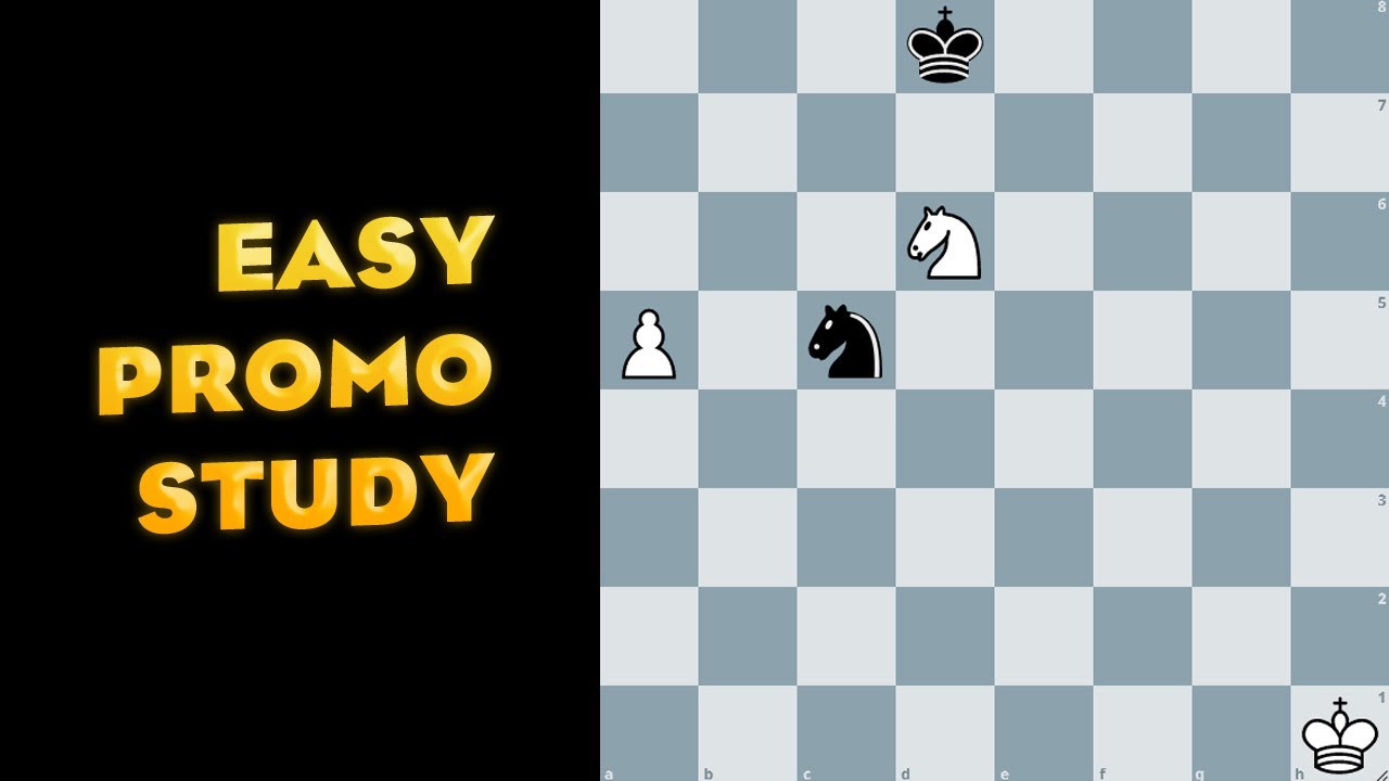 Easy chess study | Knight dance - YouTube