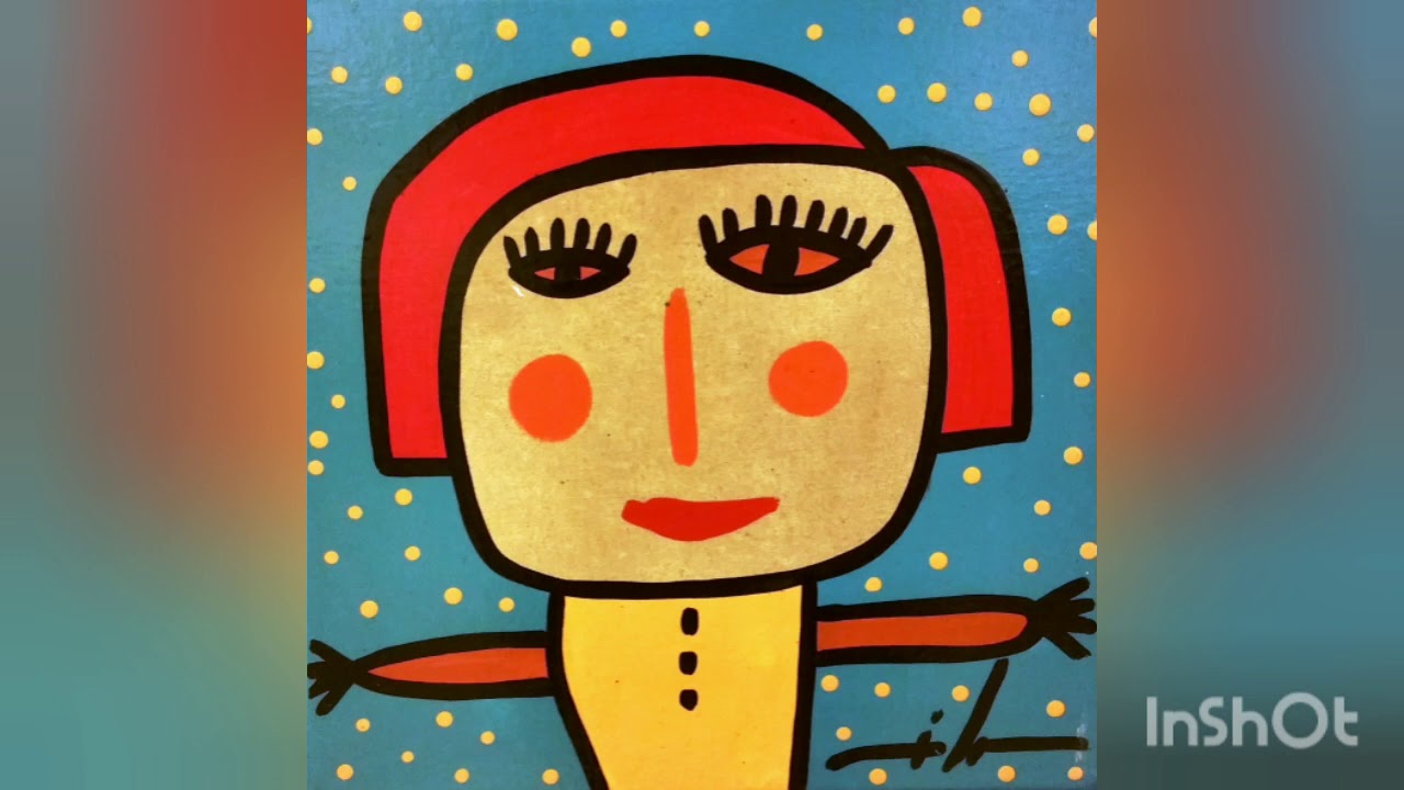 Autorretrato al estilo Milo Lockett Arteterapia M Eugenia Lisica - YouTube