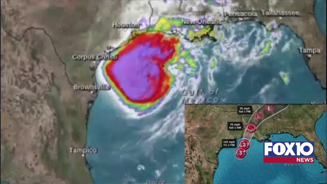 Hurricane Delta Live Radar / Satellite Loop - YouTube