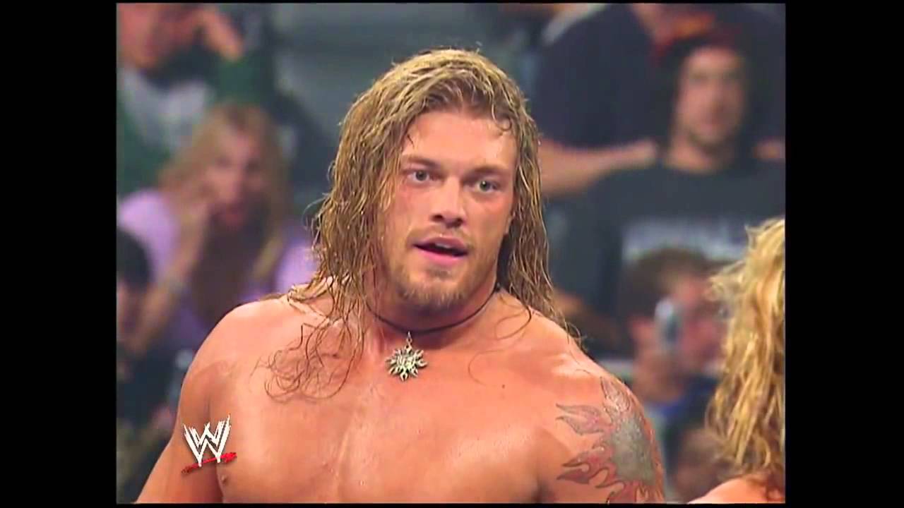 Summer slam 2004 Batista vs y2j vs edge - YouTube