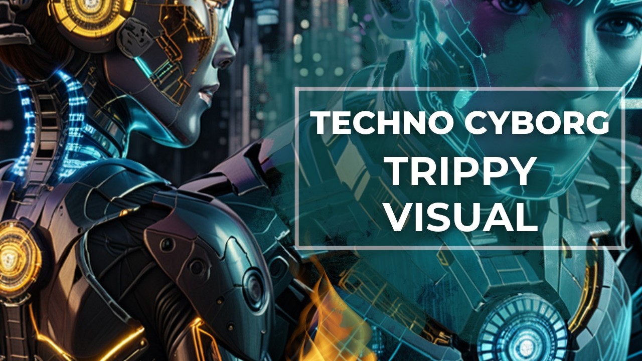 [4K UHD] AI VISUALS | Futuristic Cyborg Rebellion | DJ Visuals ...