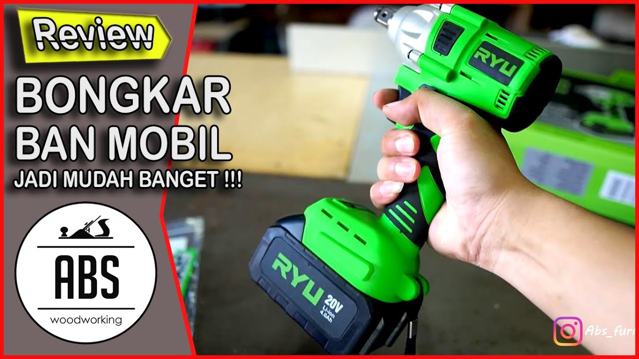 IMPACT WRENCH PERTAMA SAYA - RYU RCW20V - YouTube