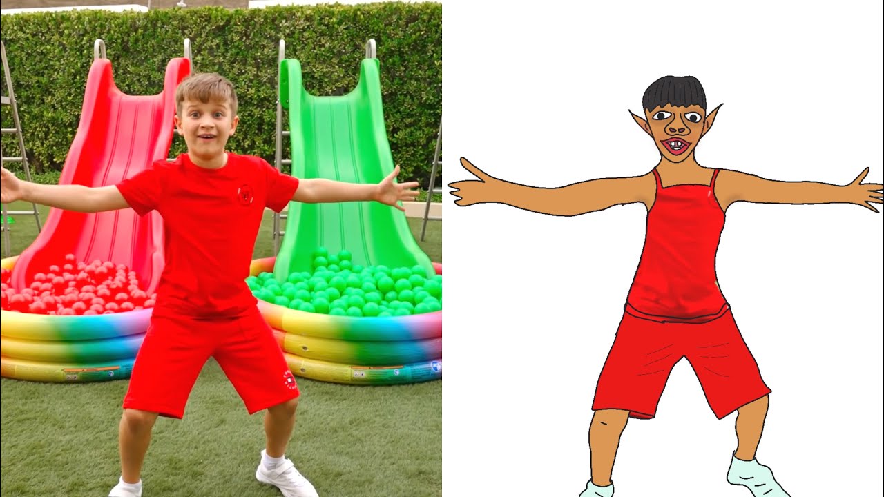 Diana Roma and Oliver Open the 10 Doors Funny Drawing Meme - Diana and ...