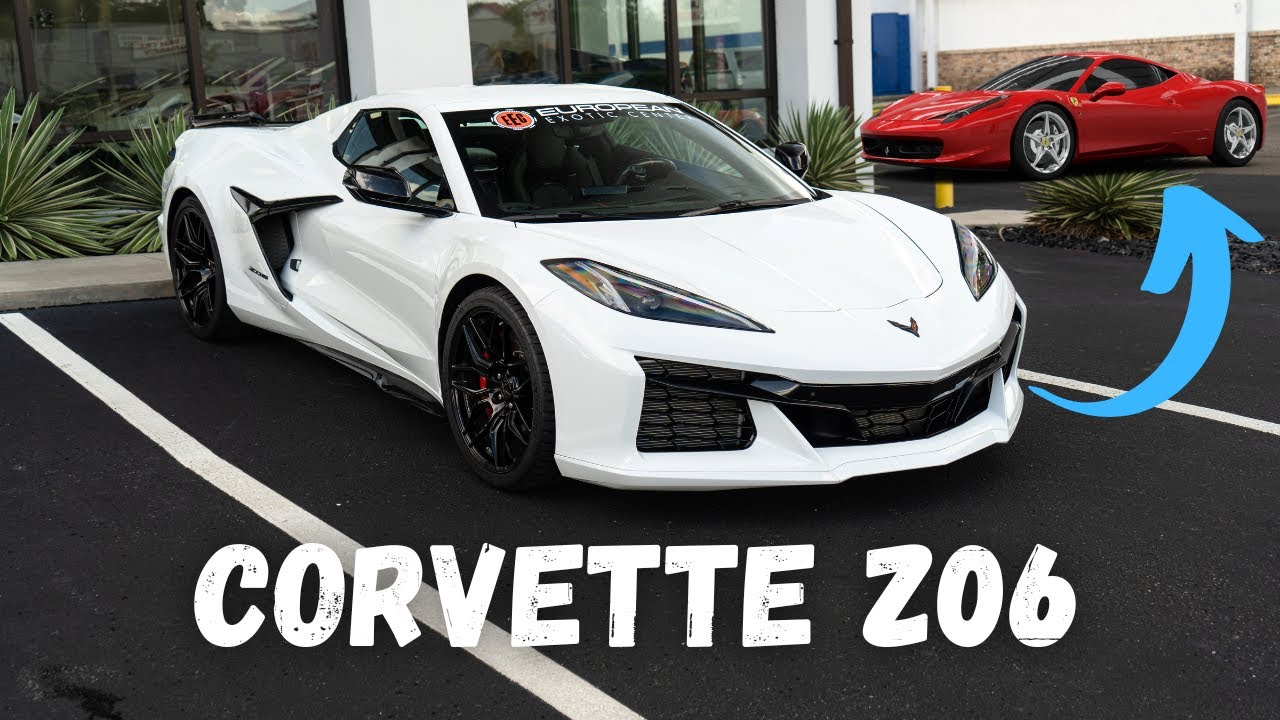 The New Corvette Z06 VS The Ferrari 458 | COMPARISON REVIEW - YouTube