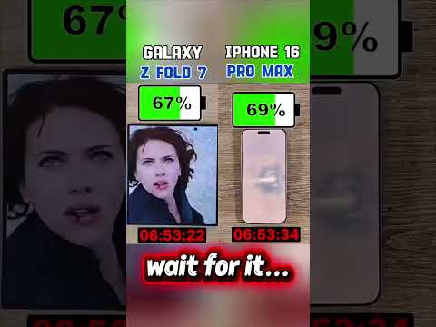 Which Phone Has BETTER Battery Life Galaxy z fold 7 or iPhone 16 pro max?