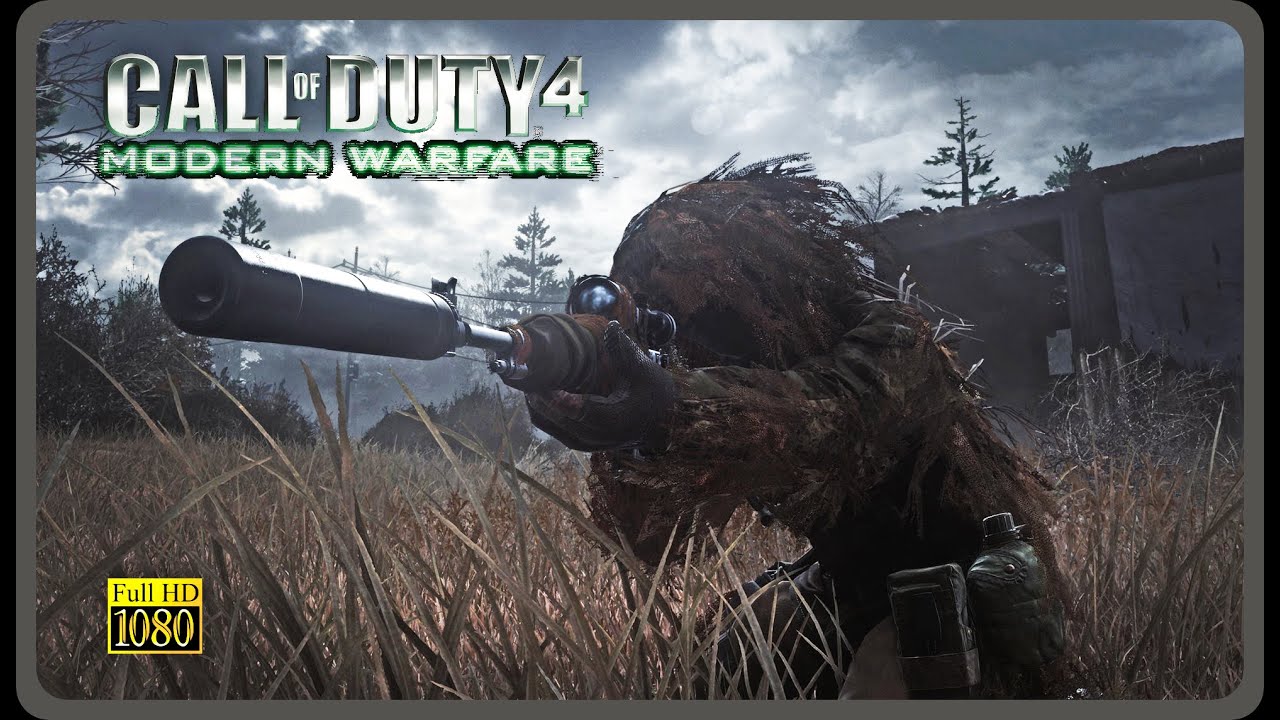 Call of Duty 4: Modern Warfare full sniper mission - YouTube