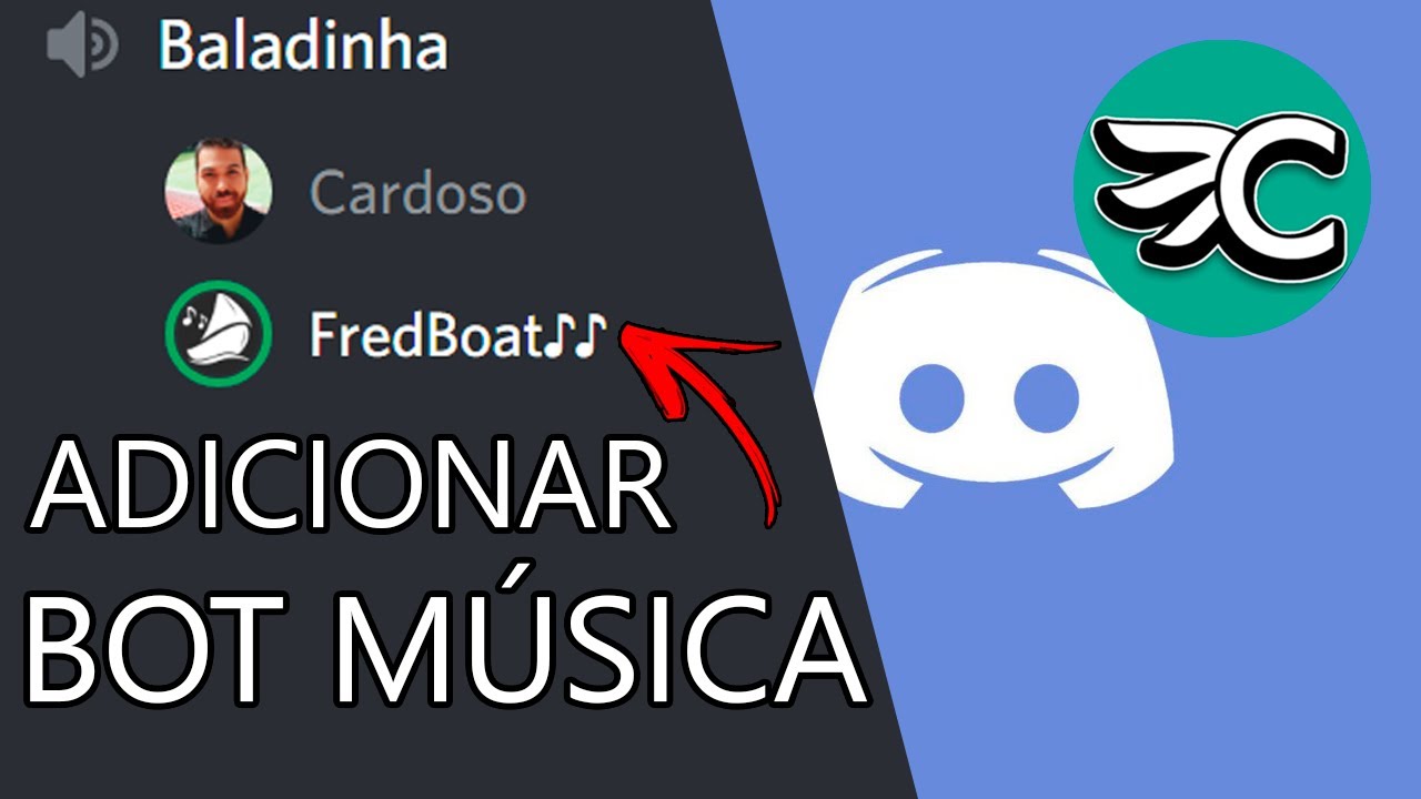 Como criar um servidor e adicionar BOT de MÚSICA no Discord! Atualizado ...