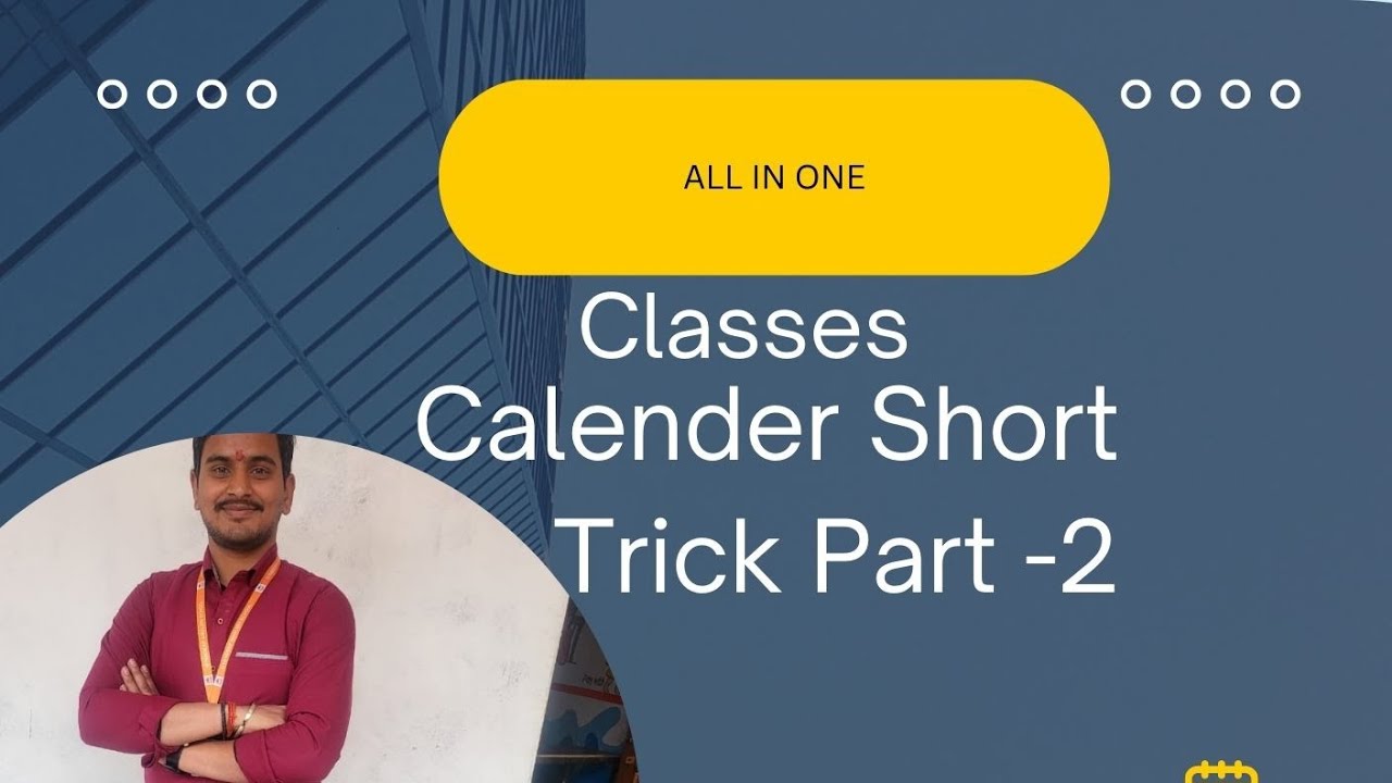 CALENDER SHORT TRICK-PART 2 - YouTube
