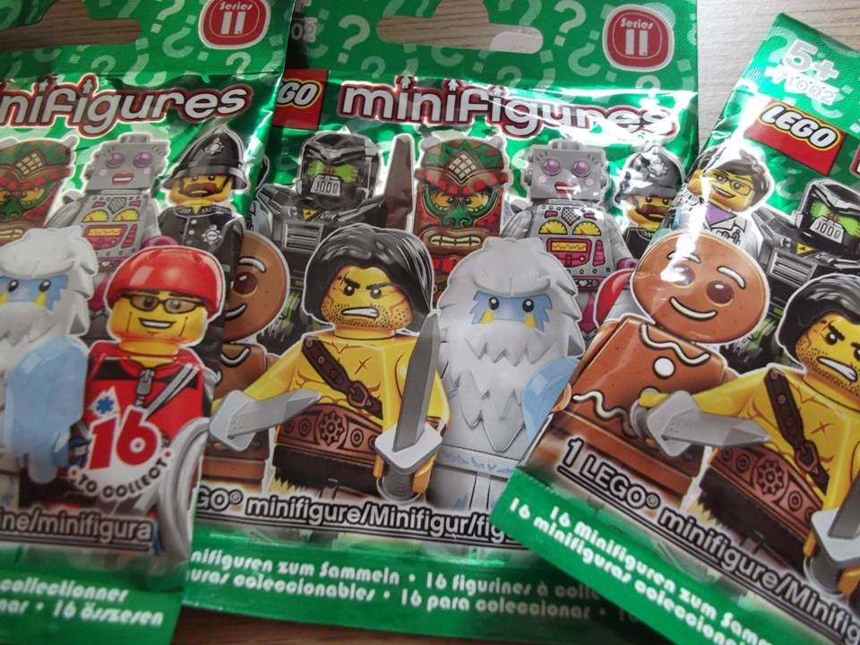 Opening 3 Packets of Lego Minifigures Series 11 - YouTube