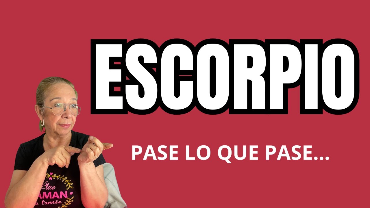 ESCORPIO AMOR! Quizás esto ya ni te lo esperabas! Pero mira esto!👀😱 Y que Cambio Verás WOW ...