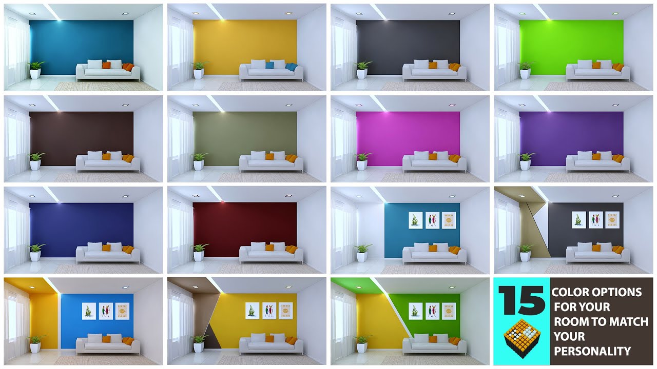 Home Interior Painting | Living Room Bed Room Paint Options with Asian ...