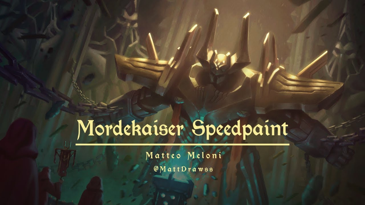 Mordekaiser - SPEEDPAINT - League of Legends Fanart - YouTube