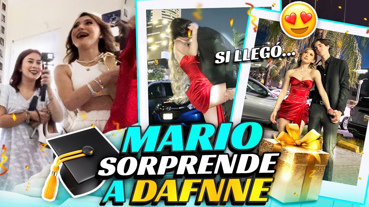 MARIO SORPRENDE A DAFNNE EN SU GRADUACION | Hermanas JM - YouTube