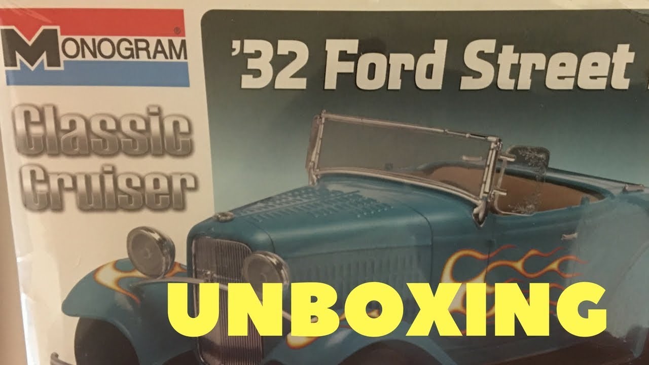Monogram 32 Ford Model Kit Unboxing YouTube monogram-32-ford-model-kit-unboxing-youtube