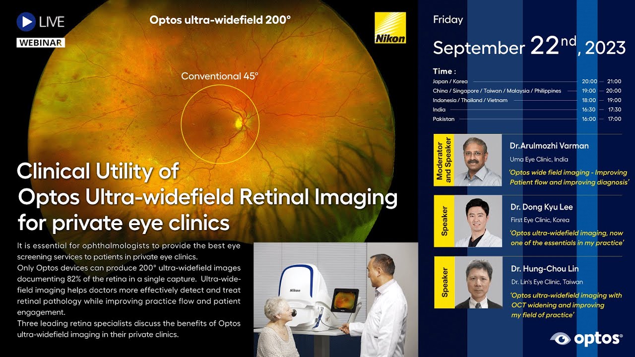 Nikon-Optos Webinar "Clinical Utility of Ultra-Widefield Imaging for ...