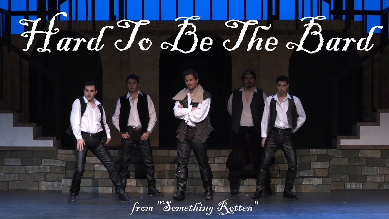 "Hard to Be the Bard - Cedric Gegel "Something Rotten!" Performance Footage - YouTube