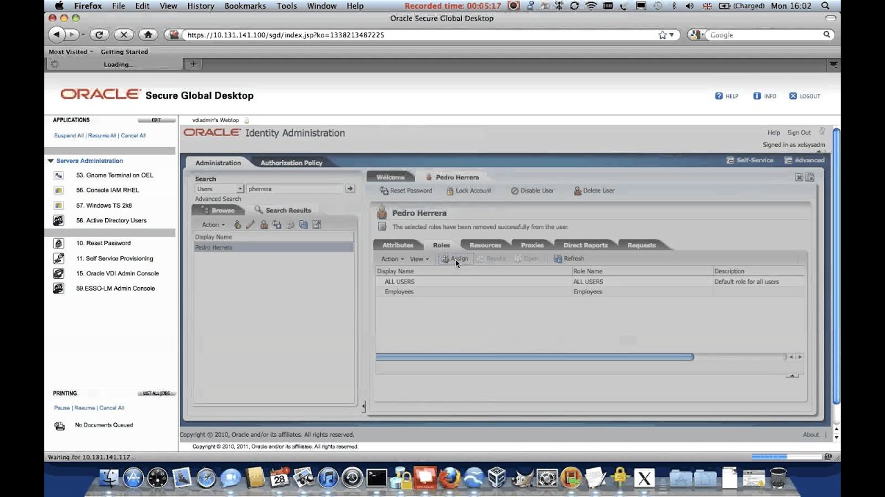 Secure Cloud Desktop Access with Full Oracle Desktop and Security stack ...