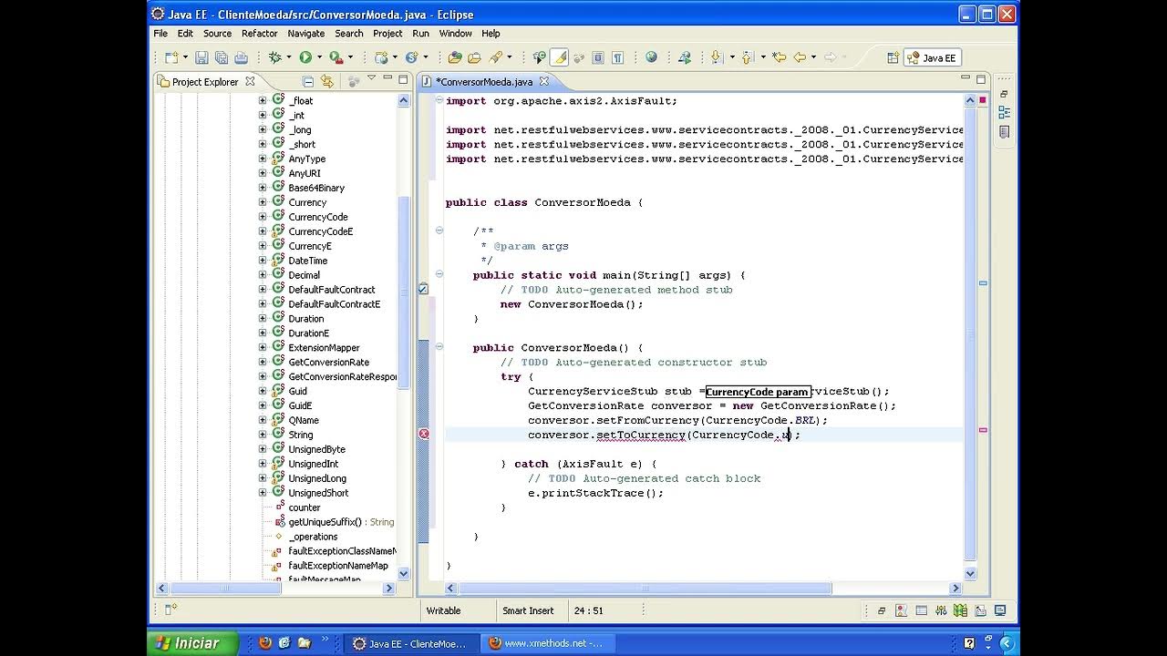 Java Webservices Video Aula 18 - Consumindo Web Service Conversor de Moeda - Eclipse - YouTube