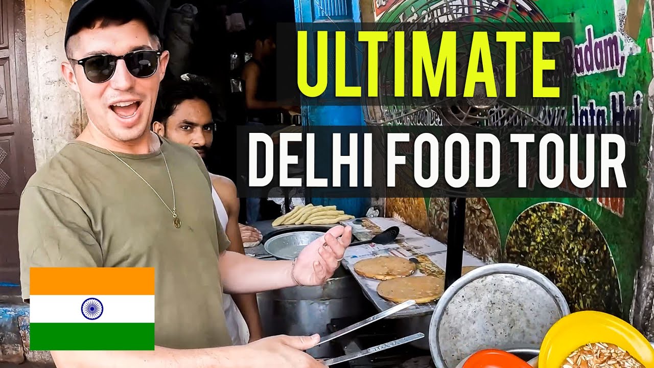 DELHI India STREET FOOD tour 🇮🇳 - YouTube