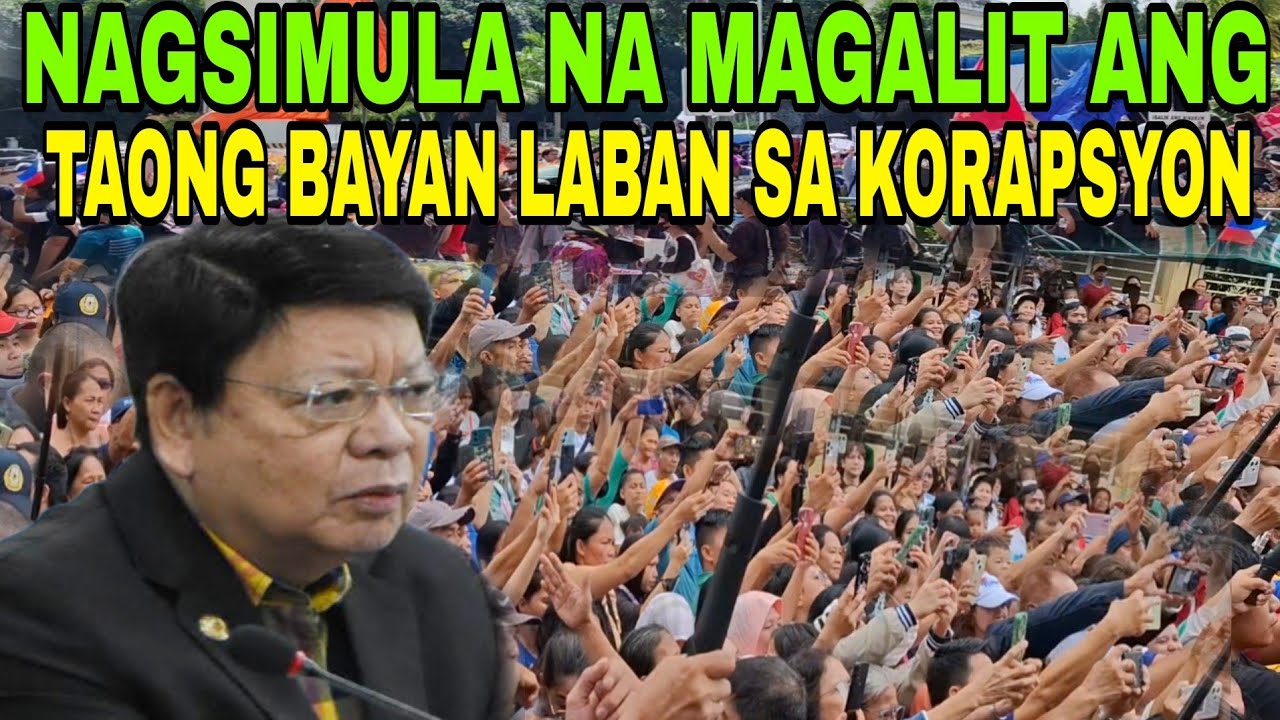 Nagsimula na magalit ang taong bayan laban sa korapsyon ganap sa EDSA ...