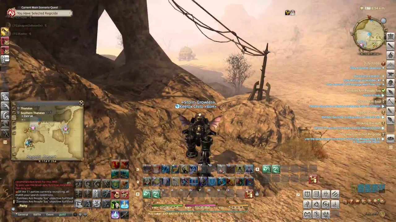 FFXIV - Zombies are people too (3rd Cactus Location and reward) - YouTube