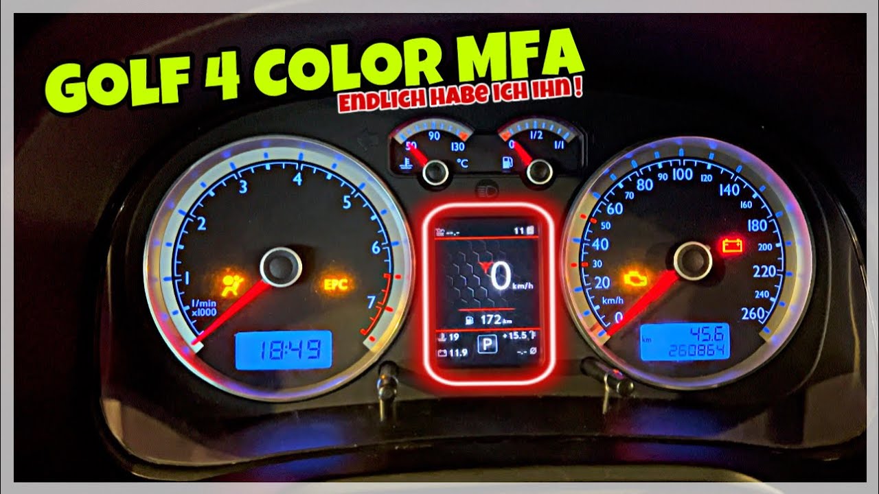Golf 4 Bekommt Endlich ein Color MFA von @alp-coding9281 ⭐️ - YouTube