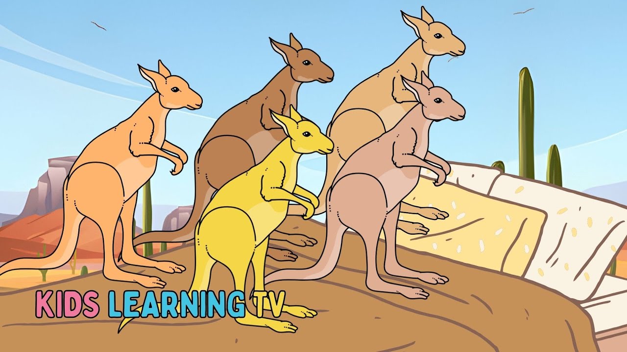 Five Little Kangaroos - Kids Songs + Nursery Rhymes - YouTube