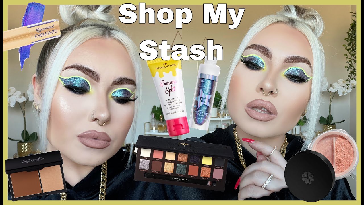 SHOP MY STASH 🛍 Makeup I Forgot About | Graphic Makeup Tutorial ⚡️ ...