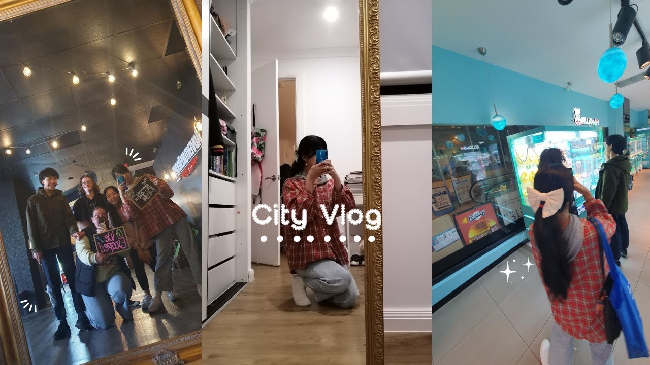 CITY VLOG: Escape room, arcade, haul - YouTube