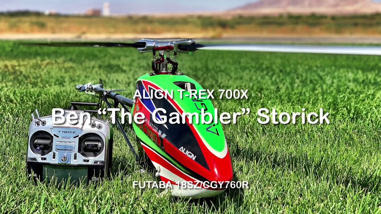 Ben Storick Flying The ALIGN T-Rex 700X! - YouTube