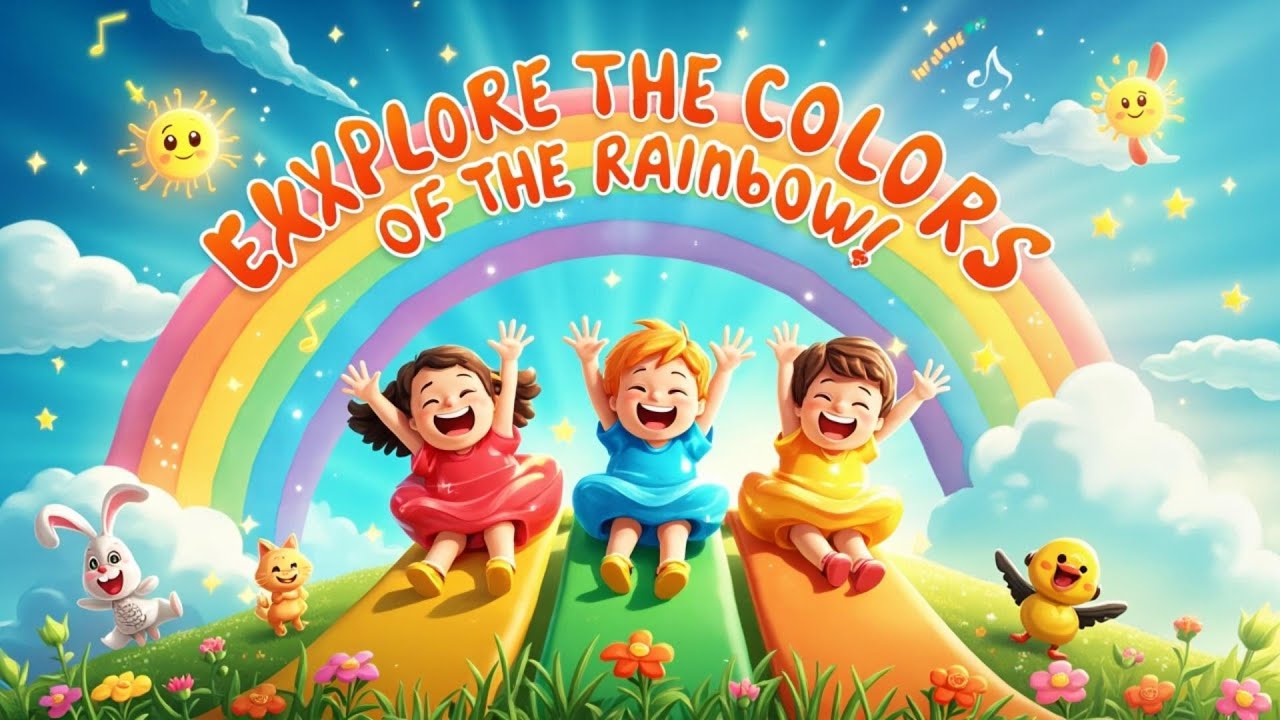 Explore the Colors of the Rainbow | Fun Kids Color Song - YouTube