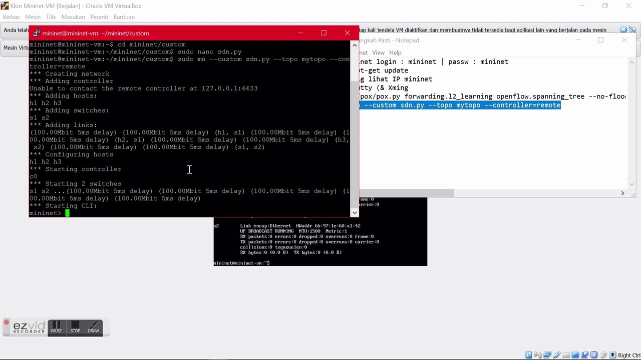 Test Ping-all menggunakan program PUTTY - YouTube