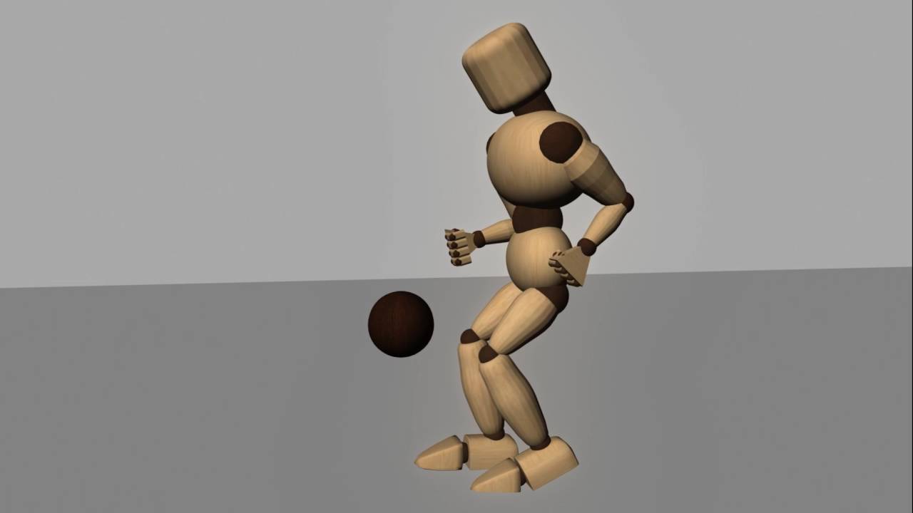 Robot juggling animation - YouTube