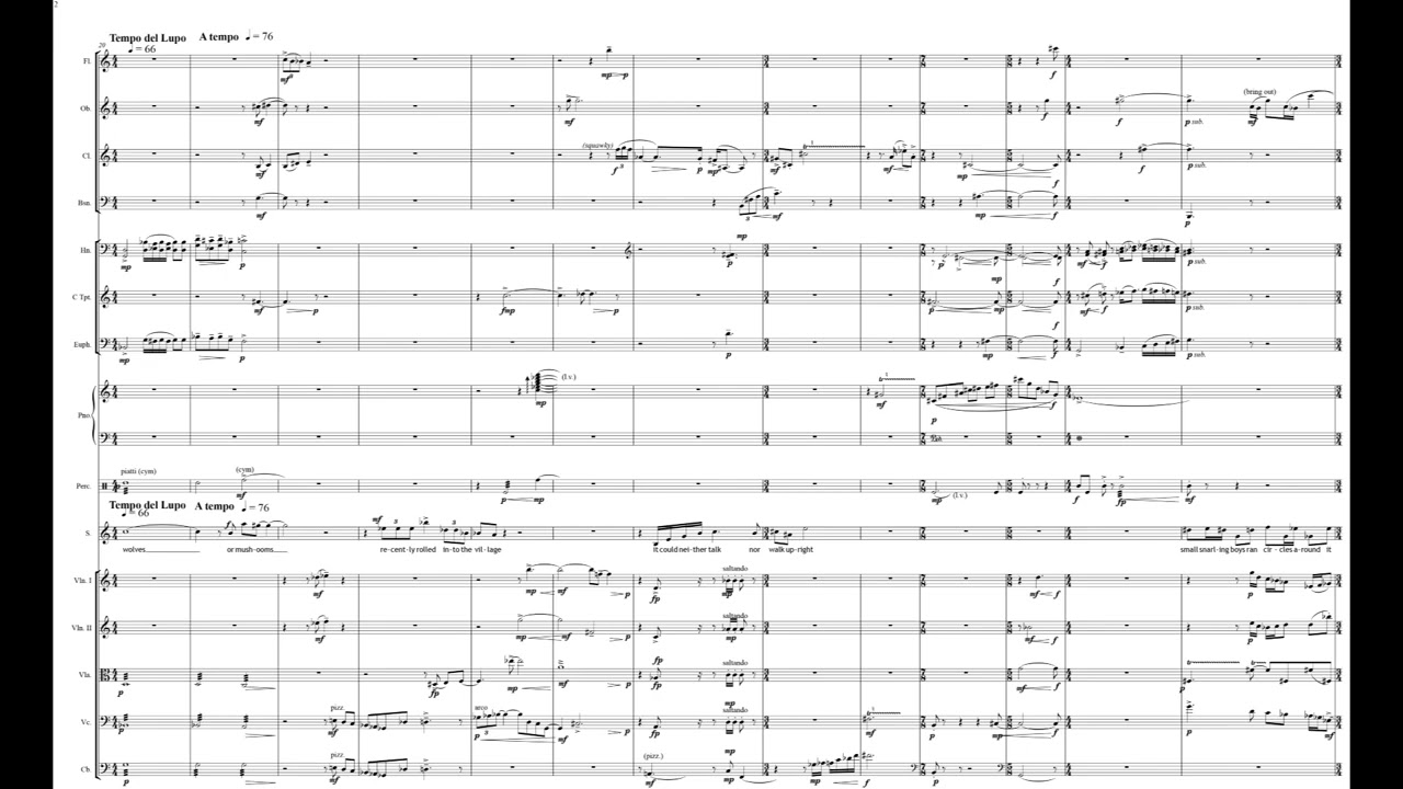 Elliott Goldkind - The Wild Cheese for Soprano and Orchestra [Score ...