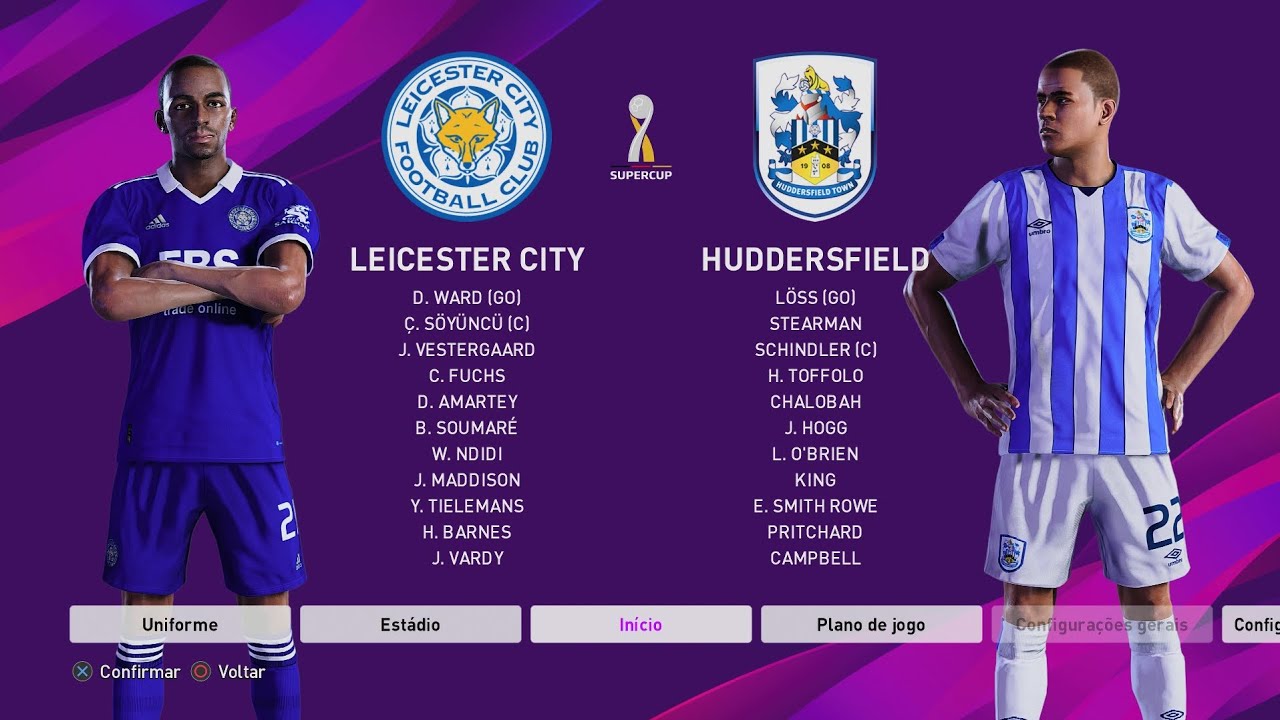 LEICESTER CITY x HUDDERSFIELD | MUNDIAL CLUBS e SELEÇÕES 7• DIVISÃO ...