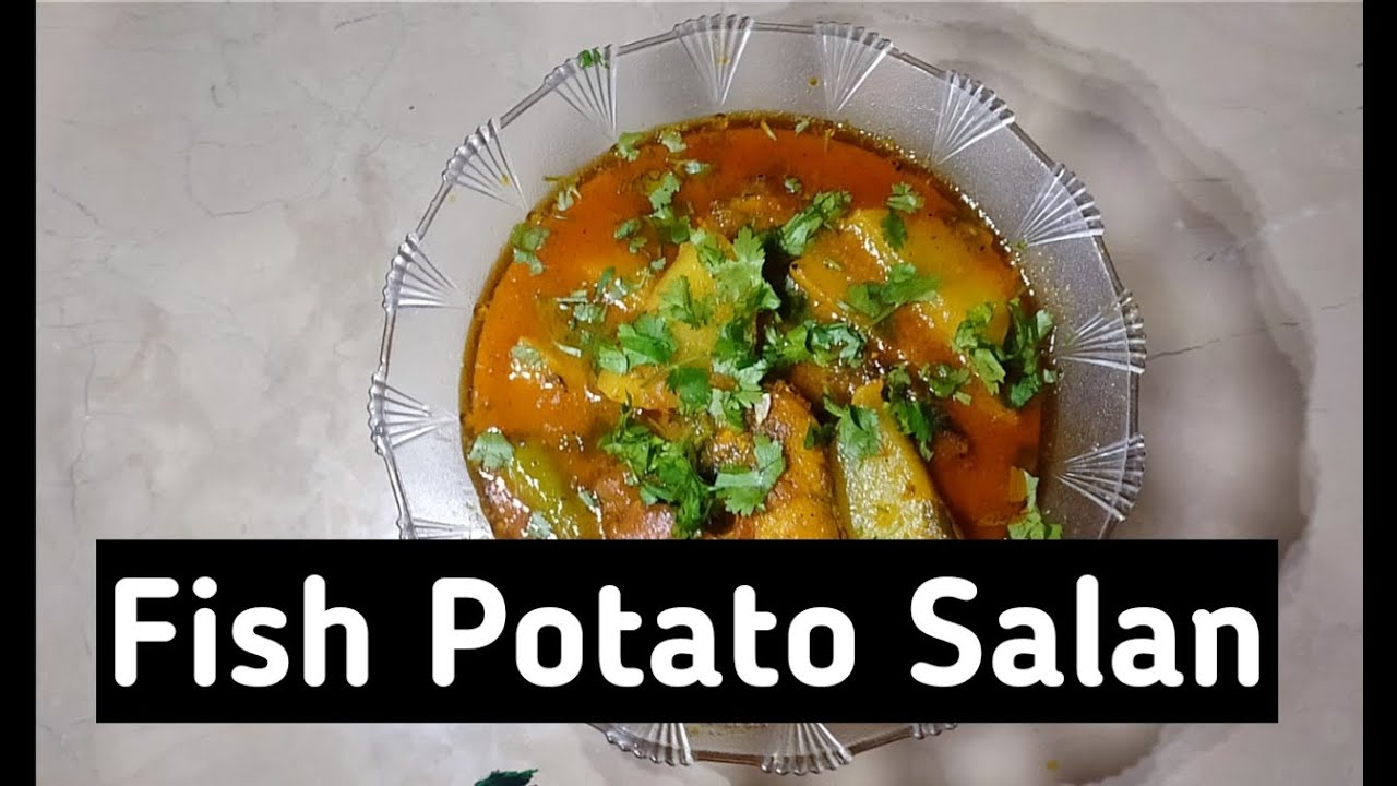 Fish Potato Salan Recipe (Machli ka salan) - YouTube