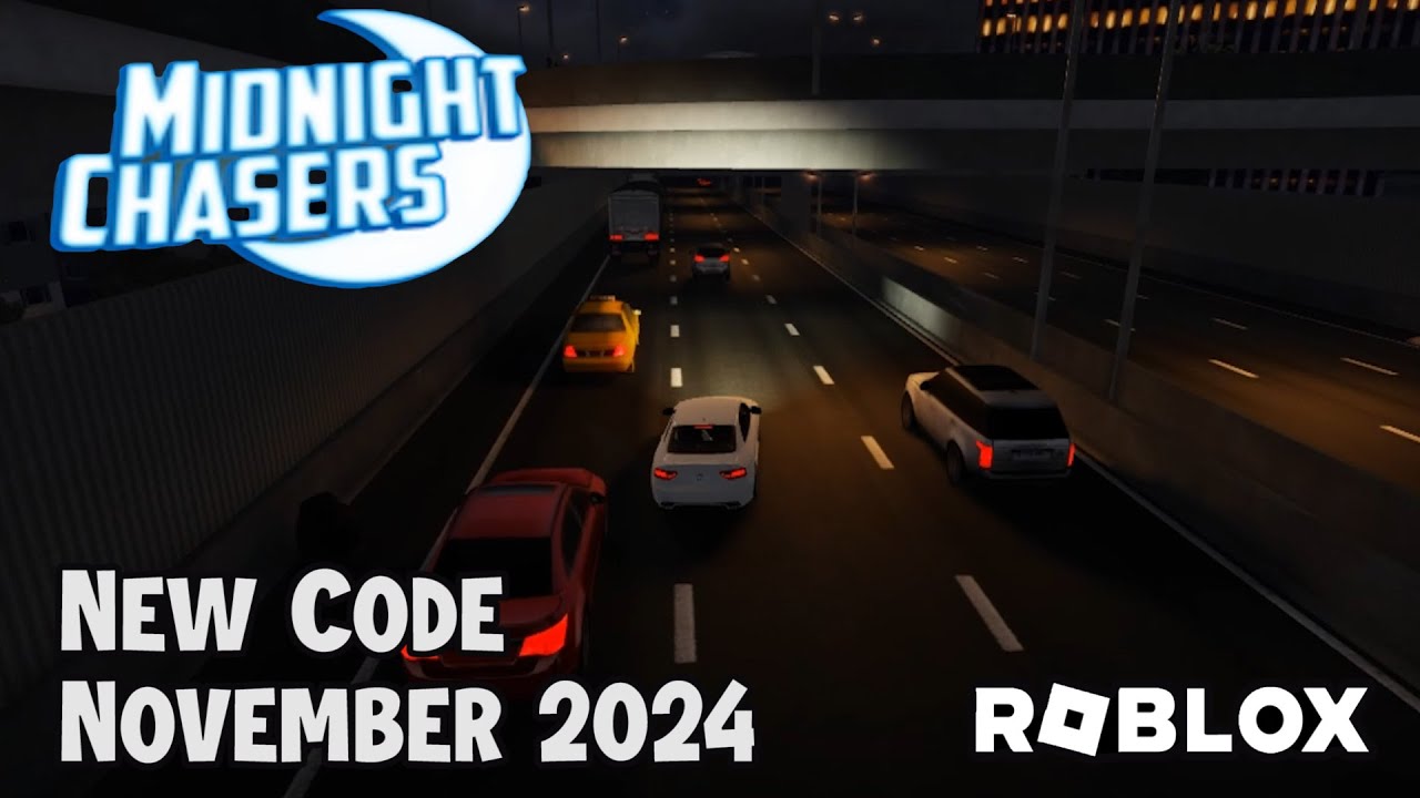 Roblox Midnight Chasers New Code November 2024 - YouTube