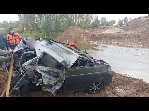 Автотрюк с полётом в реку оказался смертельным. Real Video