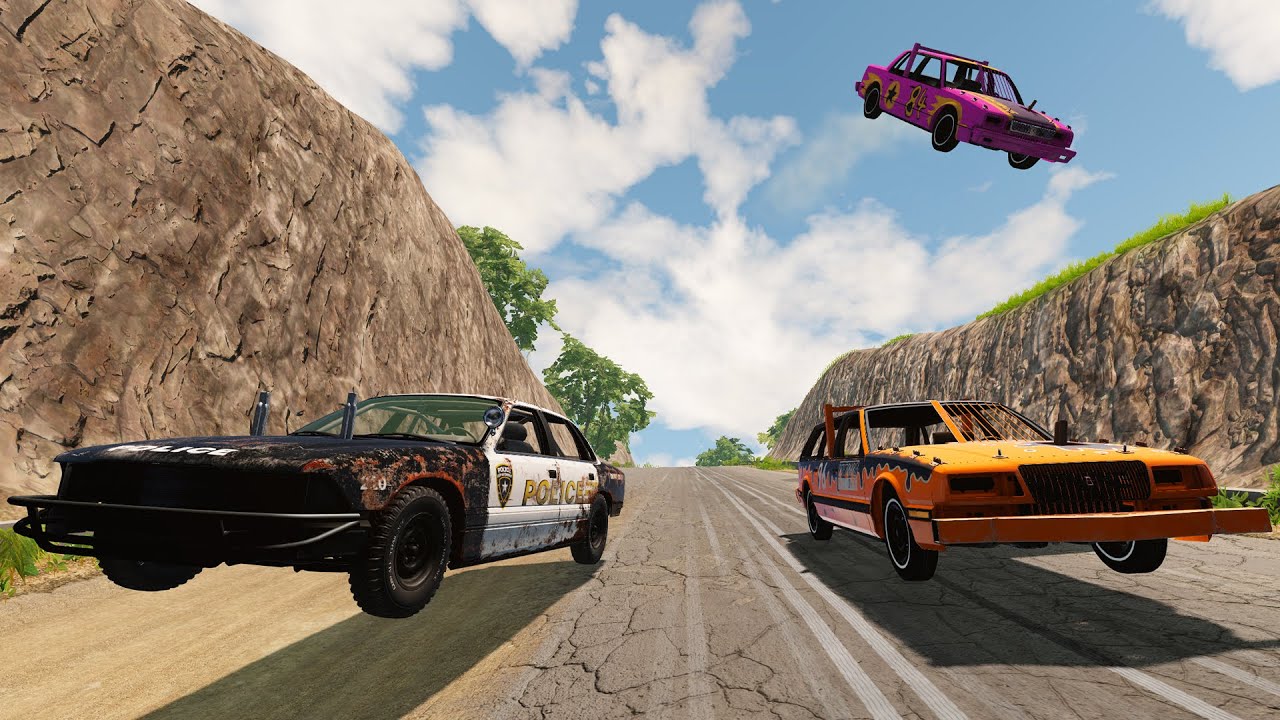 Downhill Destruction #4 - BeamNG Drive - YouTube