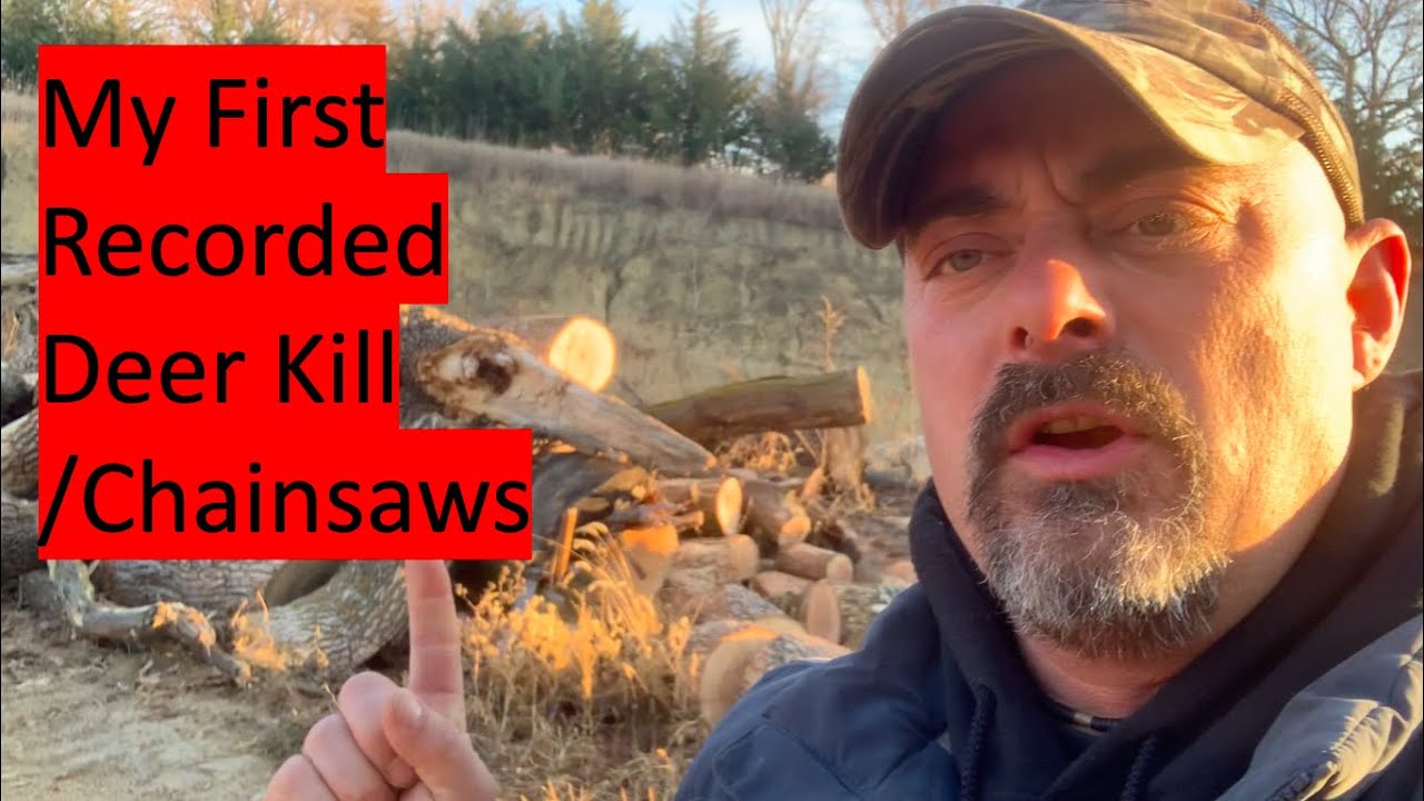 #93 First recorded deer kill and woodyard work - YouTube